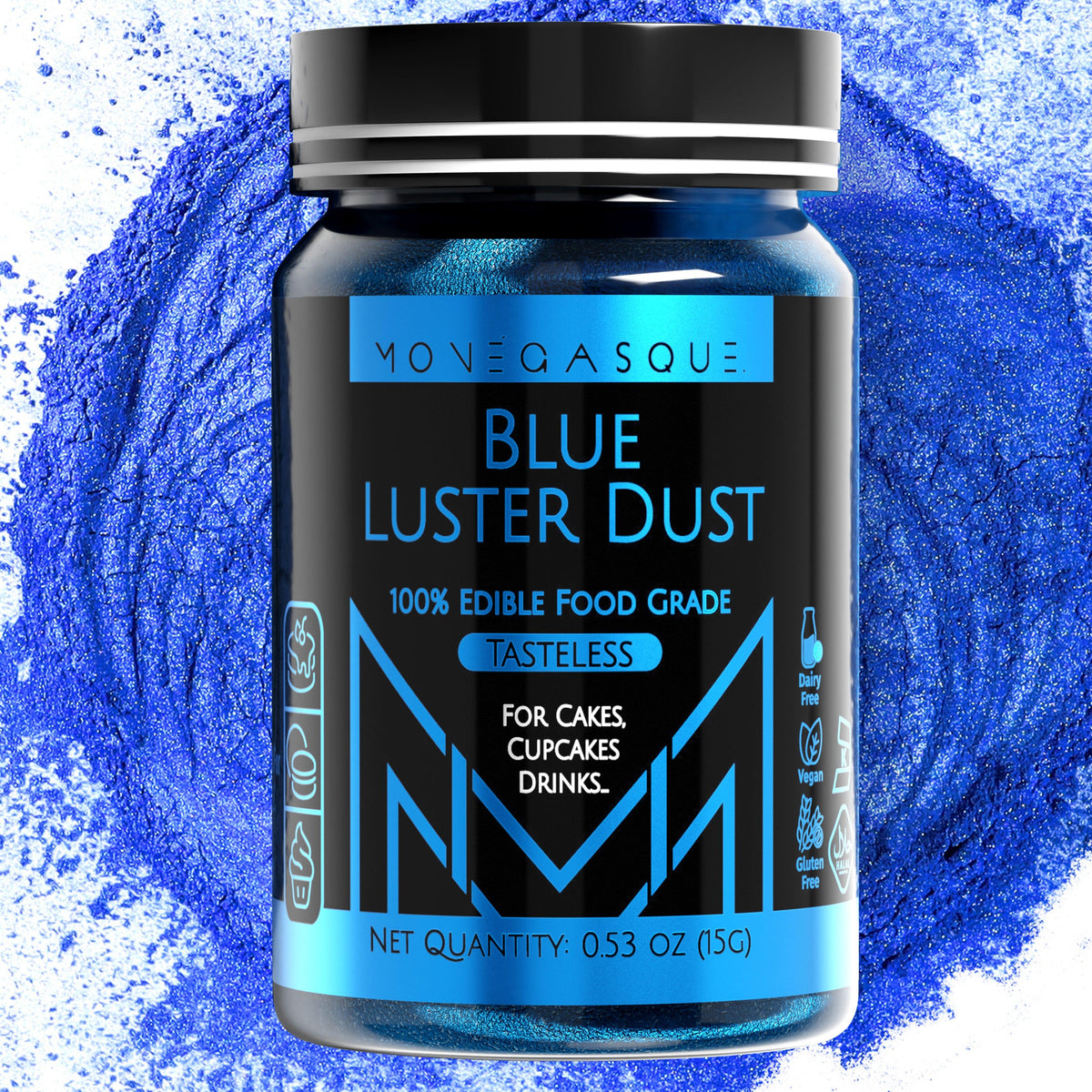 Premium Edible Luster Dust for Baking & Cocktails | MONÉGASQUE
