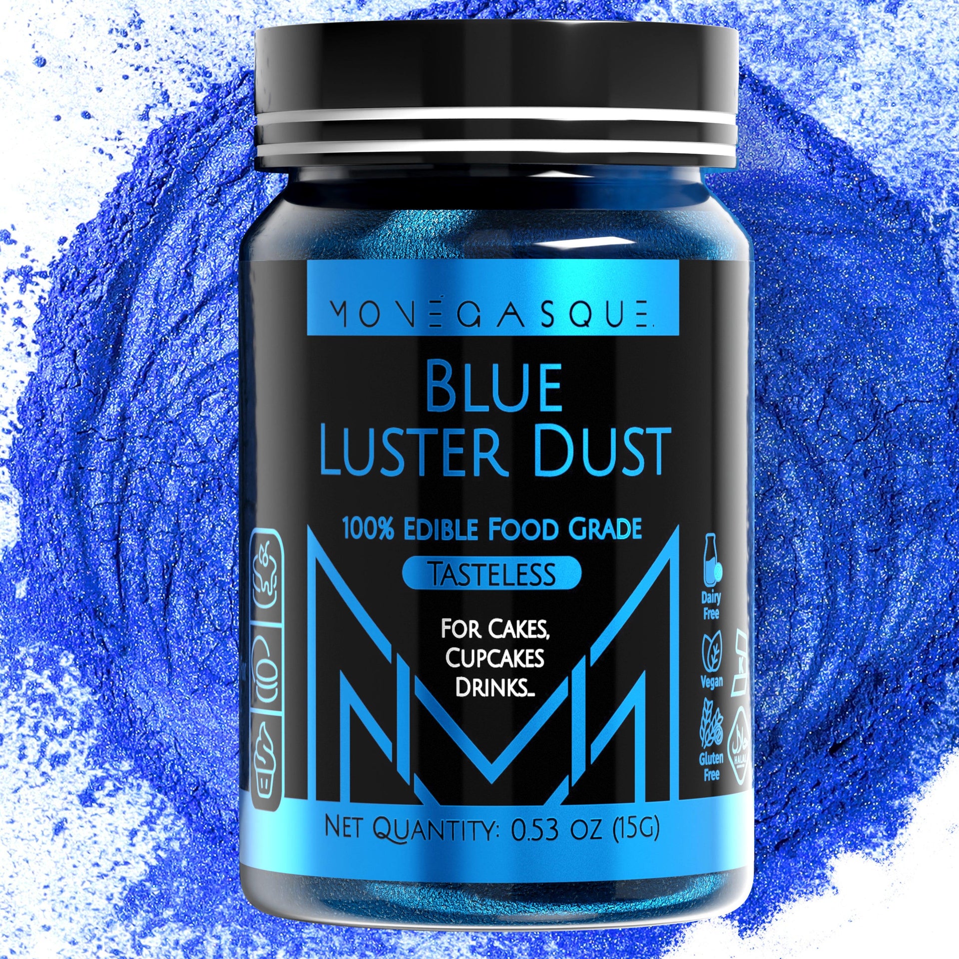 Premium Edible Luster Dust for Baking & Cocktails | MONÉGASQUE