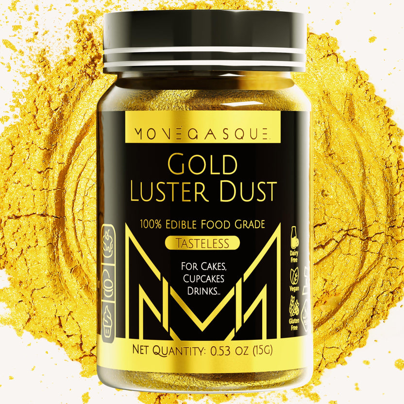 Premium Edible Luster Dust for Baking & Cocktails | MONÉGASQUE