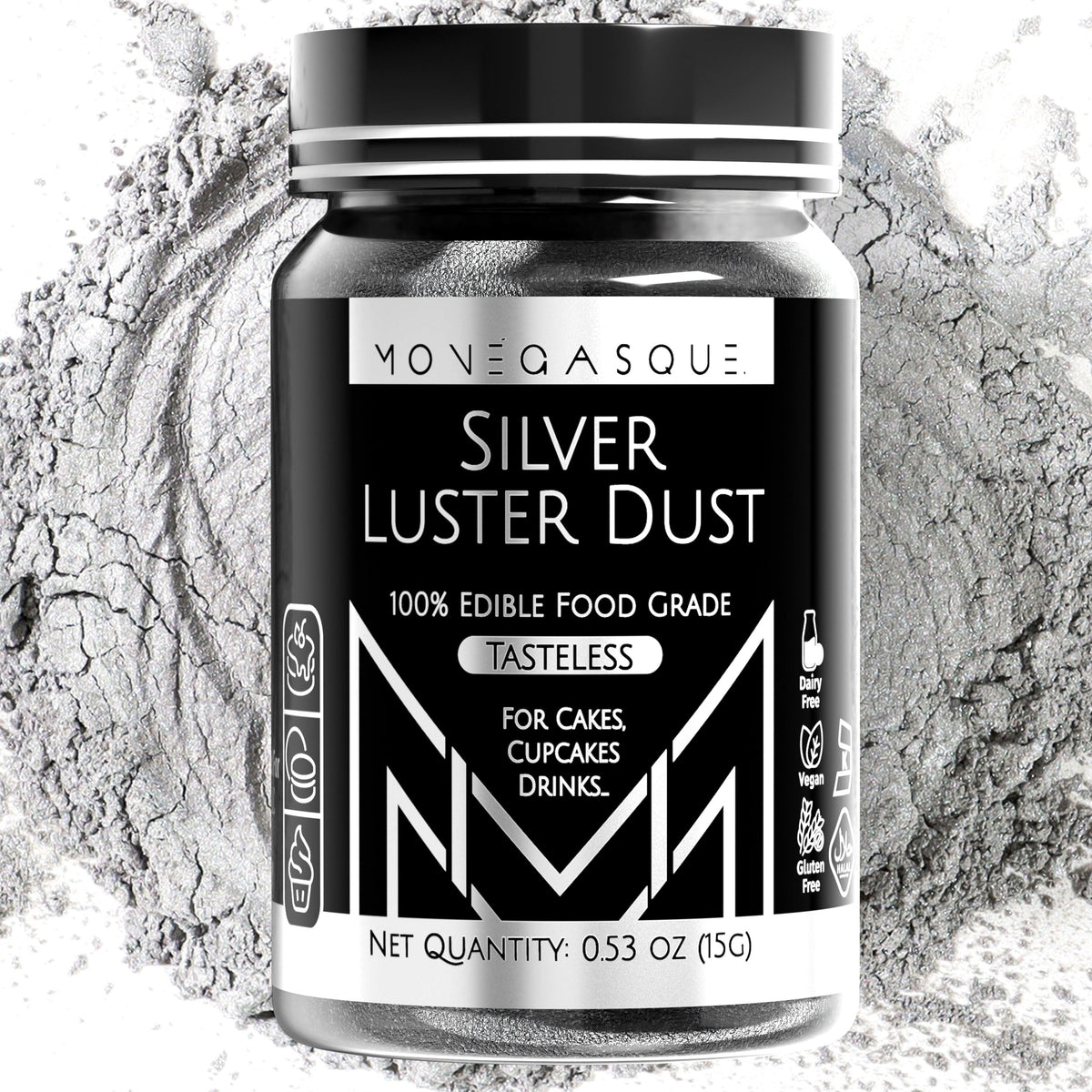 Premium Edible Luster Dust for Baking & Cocktails | MONÉGASQUE