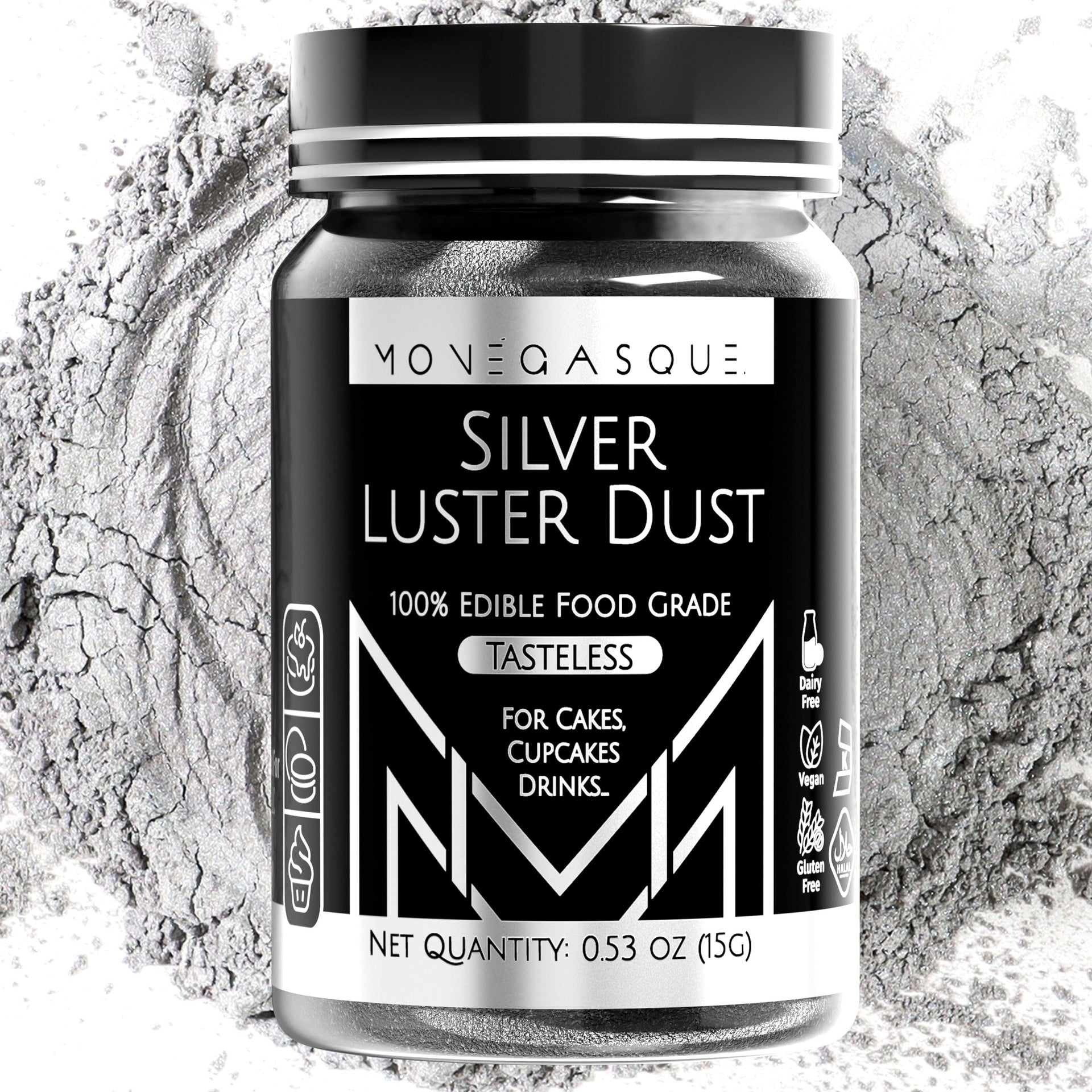 Premium Edible Luster Dust for Baking & Cocktails | MONÉGASQUE