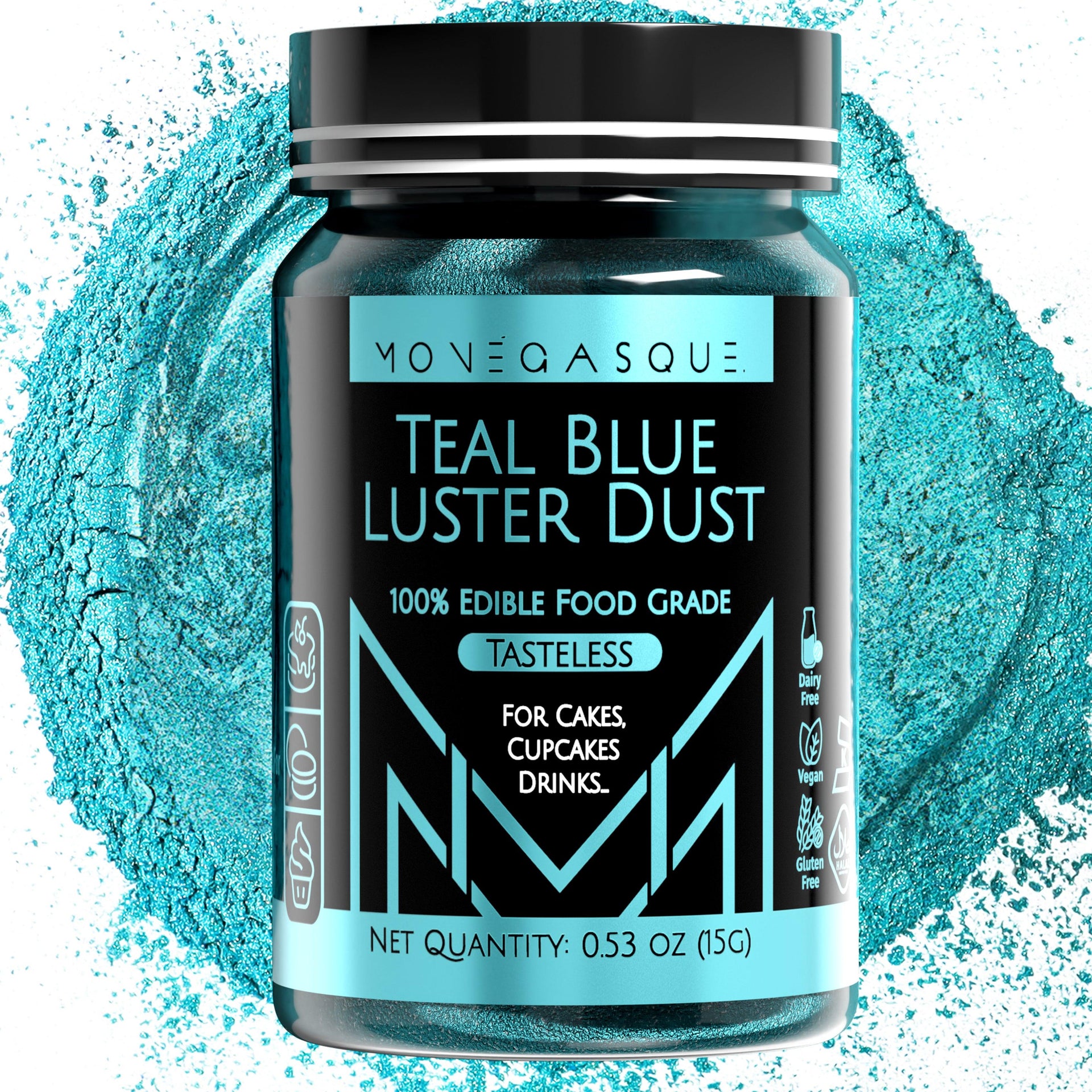 Premium Edible Luster Dust for Baking & Cocktails | MONÉGASQUE