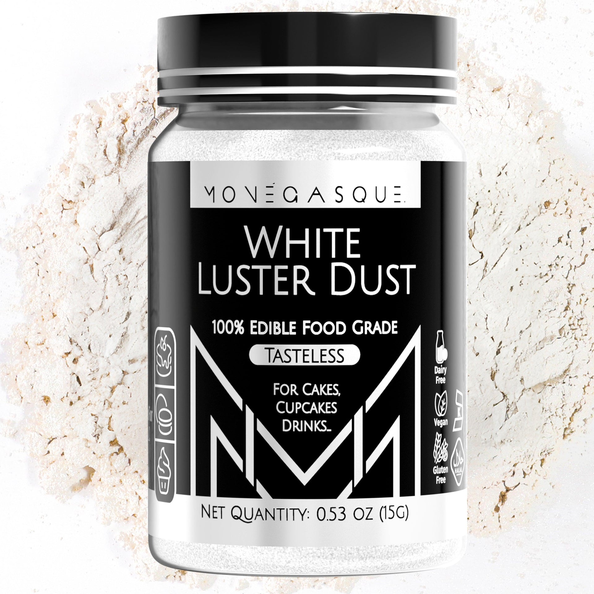 Premium Edible Luster Dust for Baking & Cocktails | MONÉGASQUE
